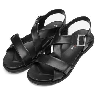 Ara Riemchensandale ARA ELBA, Damen, Gr. 37, schwarz, Glattleder, unifarben, Basic, Schuhe Riemchensandale, Blockabsatz, Sandale, Basicschuh mit Klettvers