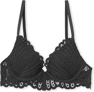 Etam N2 Tief ausgeschnittener Push-up-BH aus Spitze Etreinte