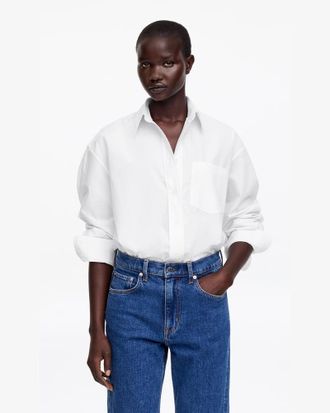 Arket Baumwollhemd -Wei&szlig;