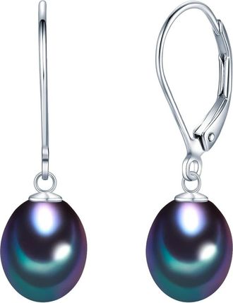 Valero Pearls Ohrringe - Sterling Silber Perlen-Ohrh&auml;nger S&uuml;&szlig;wasser-Zuchtpe - Gr. unisize - in Silber - f&uuml;r Damen