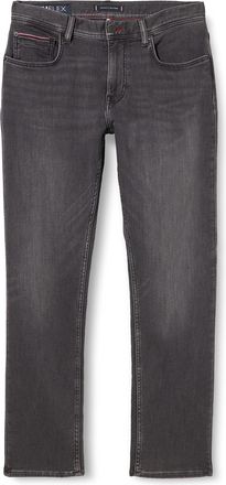 Tommy Hilfiger Herren Straight Denton PSTR Knit Grey Jeans, 29W / 34L