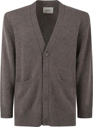 Lisa Yang Geknöpfter Cardigan mit Taschen - Grau