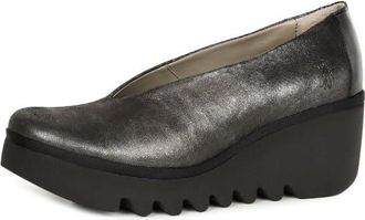 FLY London Femme Beso246fly Escarpins, Noir/argenté, 41 EU