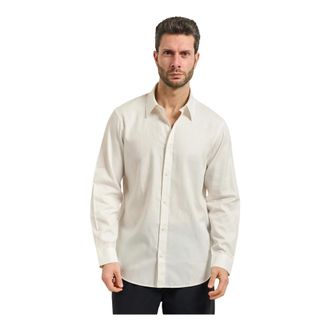 A|X Armani Exchange Homme, Chemises, Blanc, Taille: L Chemise Casual en Jacquard de Coton Textur&eacute;