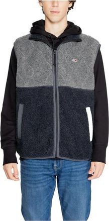Tommy Jeans TJ Relaxed Fit Teddy Fleece Weste - - Jackets - Herren - Mehrfarbig - XL