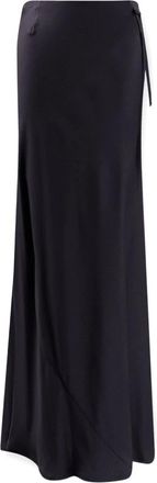 Semicouture Femme, Jupes, Gris, Taille: 40 FR Longue jupe en enversatin