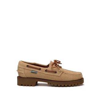 Sebago Beige Wildleder Mokassins Komfort-Stil - - Shoes - Damen - Beige - 38 1/2 EU