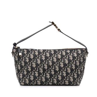 Dior Pre-owned Canvas Shoulder Bag - - Pre-owned - Damen - Blau - ONE SIZE