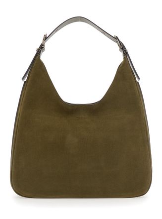 Michael Michael Kors Womens Shoulder Bag Nolita Green Leather Cow