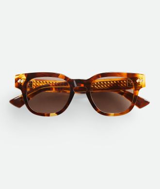 Bottega Veneta Lunettes De Soleil Panthos Intrecciato - Bottega Veneta