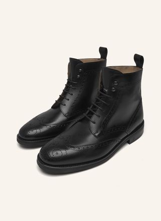 Henry Stevens Schn&uuml;rboots Winston fbdb2 schwarz
