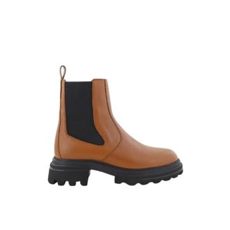 Hogan Leder-Chelsea-Stiefeletten - - Shoes - Damen - Braun - 36 EU