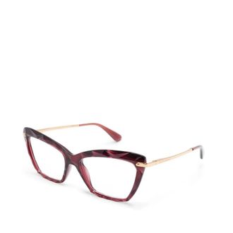 Dolce & Gabbana Optisches Brillengestell - - Accessories - Damen - Rot - 53 MM