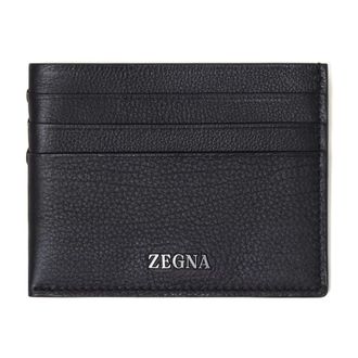 Ermenegildo Zegna Sechs-F&auml;cher-Kartenetui aus Secondskin-Leder - - Accessories - Herren - Blau - ONE SIZE