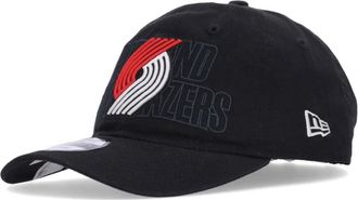 New Era Portland Trail Blazers Gebogener Schirmkappe - - Accessories - unisex - Schwarzk - ONE SIZE