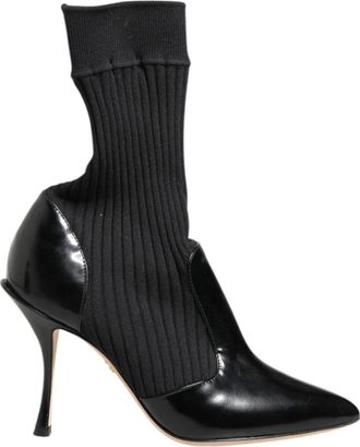 Dolce & Gabbana Femme, Chaussures, Noir, Taille: 37 EU Bottines Courtes