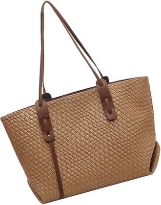 Generico Tiss&eacute;, sac &agrave; bandouli&egrave;re tiss&eacute; - Sac de bracelet &agrave; poign&eacute;e, sac de voyage sous les aisselles, sac de vagabond &agrave; la mode l&eacute;ger, portefeuilles de travai