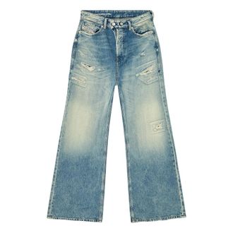 Diesel 1996 D-Sire-Yu Wide Jeans - Femme - Jeans - Bleu - Taille: W25