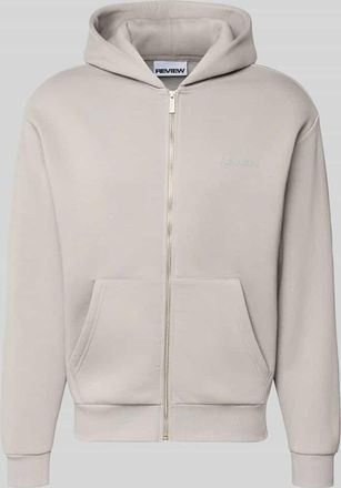 Review Regular Fit Sweatjacke mit K&auml;nguru-Tasche