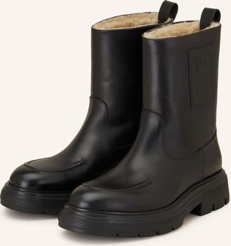 Ferragamo Ferragamo Plateau-Boots schwarz