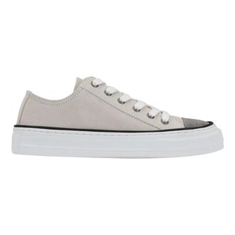 Brunello Cucinelli Suede Lace-Up Sneakers - - Shoes - Damen - Beige - 36 EU