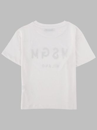 Msgm Cotton Jersey T-Shirt - White