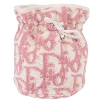 Dior Pre-owned Canvas Pouch - - Pre-owned - Damen - Rosa - ONE SIZE