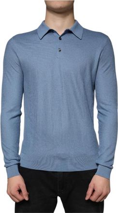 Dolce & Gabbana Homme, Pulls, Bleu, Taille: M Pullover Sweater