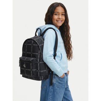 Calvin Klein Jeans Rucksack Calvin Klein Jeans City Grid Aop IU0IU00711 Schwarz