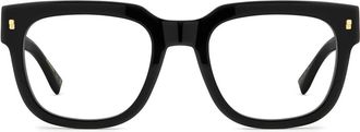 Dsquared2 unisex, Accessoires, Noir, Taille: 53 MM D2 0181 Optical Frame