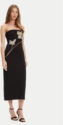 Staud Coctailkleid Brooke R24F2171KP Schwarz Slim Fit