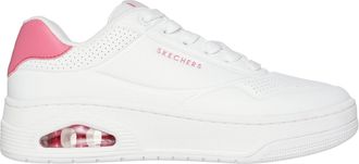 Skechers Damen Low-Top Sneaker UNO Court Fast Break, Frauen Sneakers,Freizeitschuhe,Turnschuhe,Laufschuhe,Freizeit,leger,Lady,Wei&szlig;,41 EU