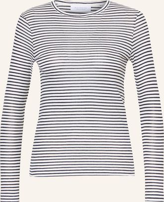 Rich & Royal Longsleeve Mit Glitzergarn blau