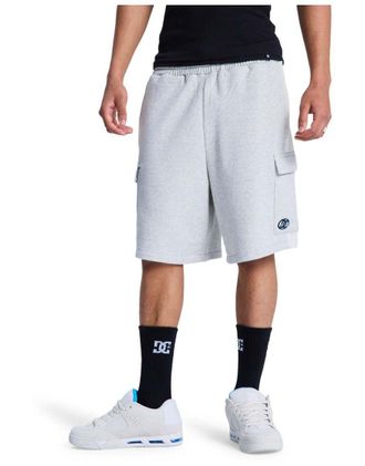 DC Flow Down - Short molletonn&eacute; - Gris chin&eacute; clair