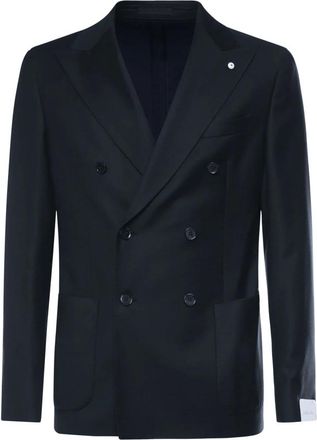 Lubiam Homme, Vestes, Bleu, Taille: XL Blazers