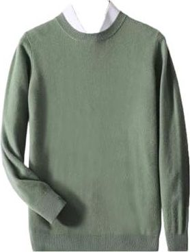 Generic Pull dhiver en laine &agrave; manches longues et col rond pour homme, Bean En8, S
