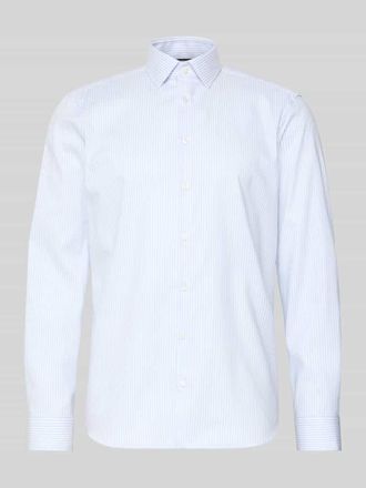 Jake*s Regular Fit Business Hemd aus Baumwolle mit Kentkragen