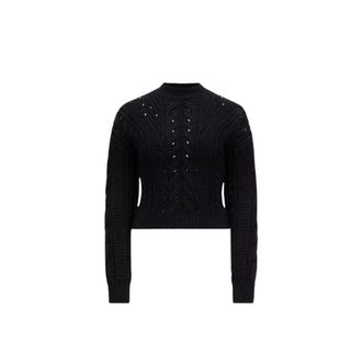 Moncler Damen, Strickwaren, Schwarzk, SGröße