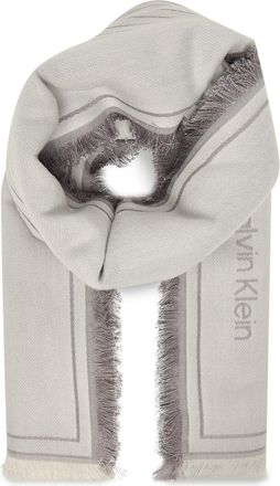 Calvin Klein Tuch Calvin Klein Emblem Graphic Lw Square Scarf LV04F8073G Grau