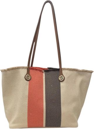 Borbonese Femme, Sacs, Multicolore, Taille: ONE Size Borsa Shopping M