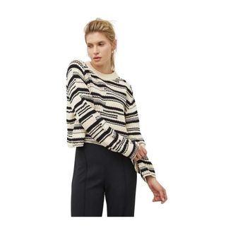 Day Birger Et Mikkelsen Rundhals-Strickpullover - - Knitwear - Damen - Beige - M