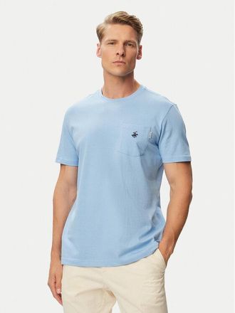 Beverly Hills Polo Club T-Shirt P-SS26M-TS414000 Hellblau Regular Fit