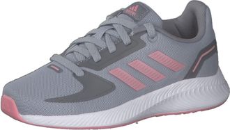 adidas Runfalcon 2.0 Running Shoe, Halo Silver Super Pop Grey, 36 2/3 EU