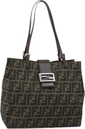 Fendi Pre-owned Vintage Zucca Canvas Tote Bag - Femme - Pre-owned - Multicolore - Taille: ONE Size