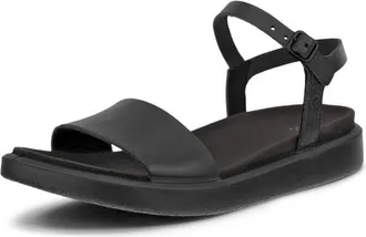 Ecco Damen FLOWT W Sandal, Black, 43 EU