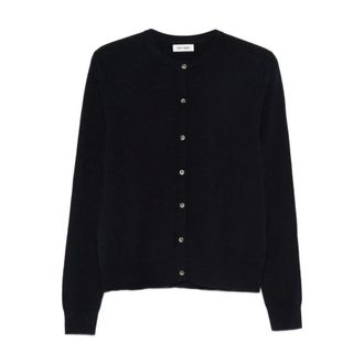 Soft Goat Femme, Pulls, Bleu, Taille: 36 FR Round Neck Button Cardigan