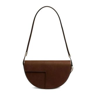 Patou Half-Moon Schultertasche - - Bags - Damen - Braun - ONE SIZE