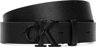 Calvin Klein G&uuml;rtel Calvin Klein Ck Faceted Buckle 32Mm LV04D7173G Schwarz