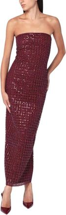 Rotate Rotate Birger Christensen, Femme, Robes, Rose, Taille: 40 FR Collection de Robes en Polyester Rotate