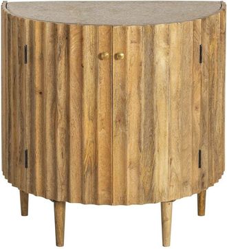 Made In Meubles Meuble sous vasque en bois de manguier et terrazzo Bao